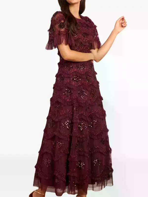 NEEDLE & THREAD Daisy Ruffled Midi Dress