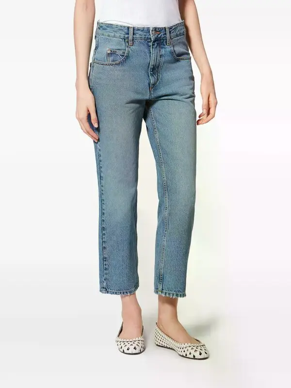 Isabel Marant Étoile Dakota Straight Leg Jeans - Blue