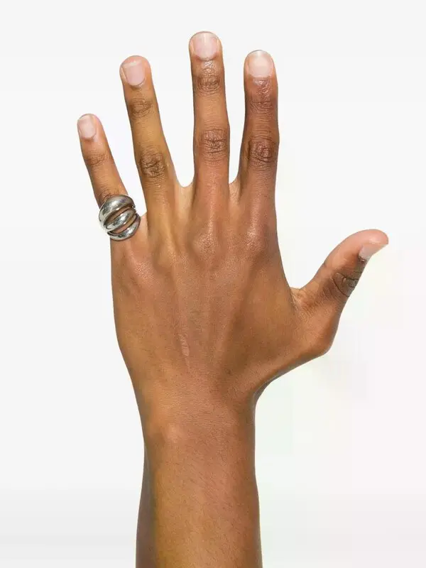 PANCONESI Triptych Blow Up Ring - Silver