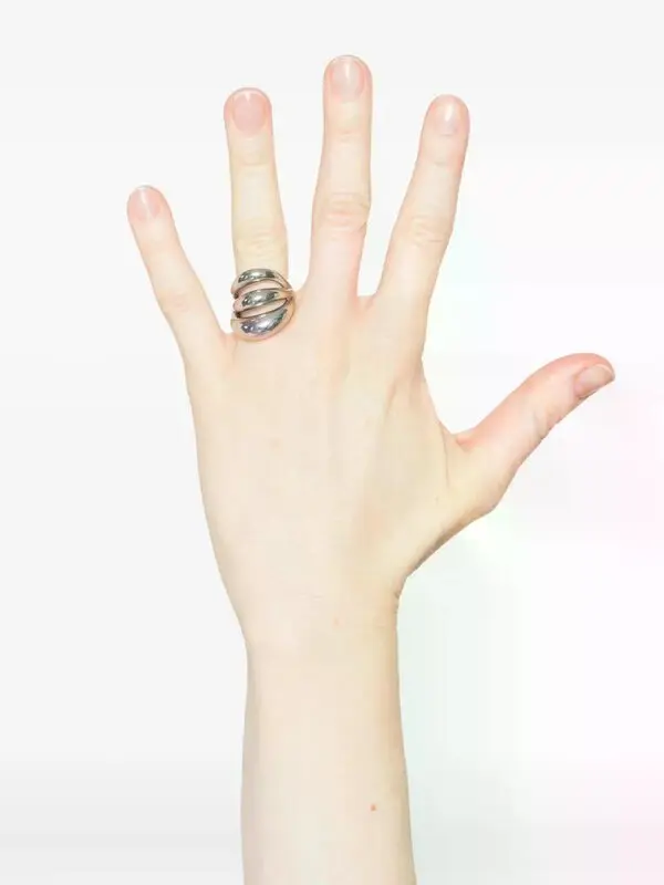PANCONESI Triptych Blow Up Ring - Silver