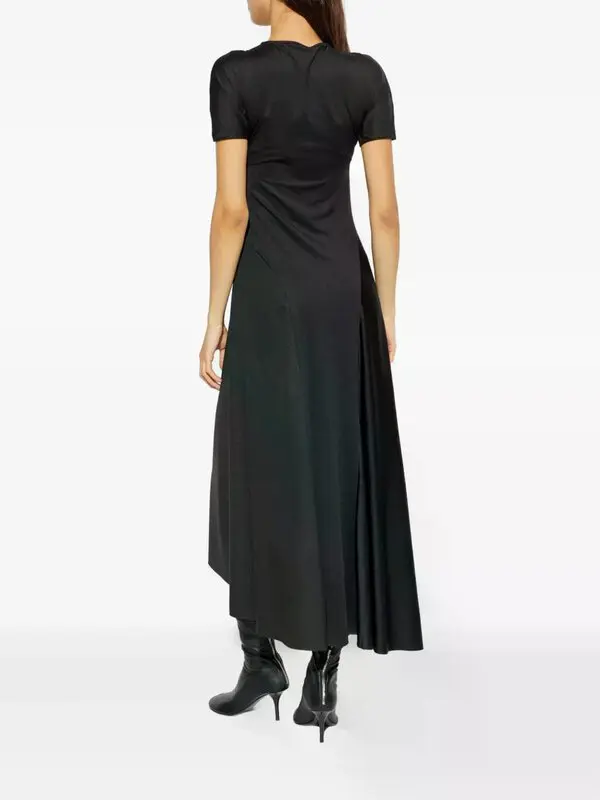 Victoria Beckham Asymmetric Hem Midi Dress
