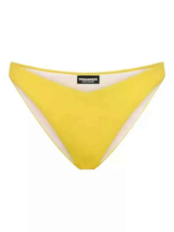 Dsquared2 Logo Bikini Bottoms - Yellow