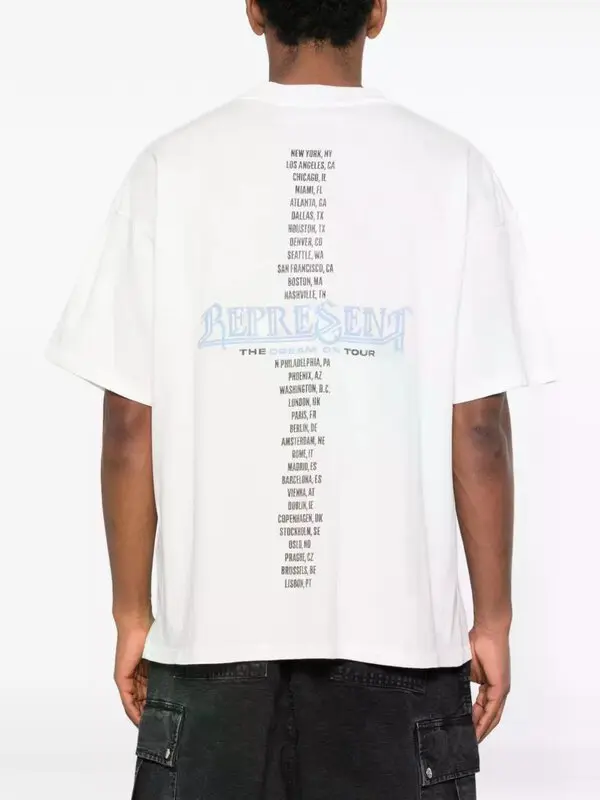 REPRESENT Goulden Tour Graphic-print T-shirt