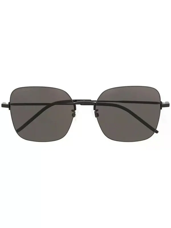 Saint Laurent Square-frame Sunglasses - Black