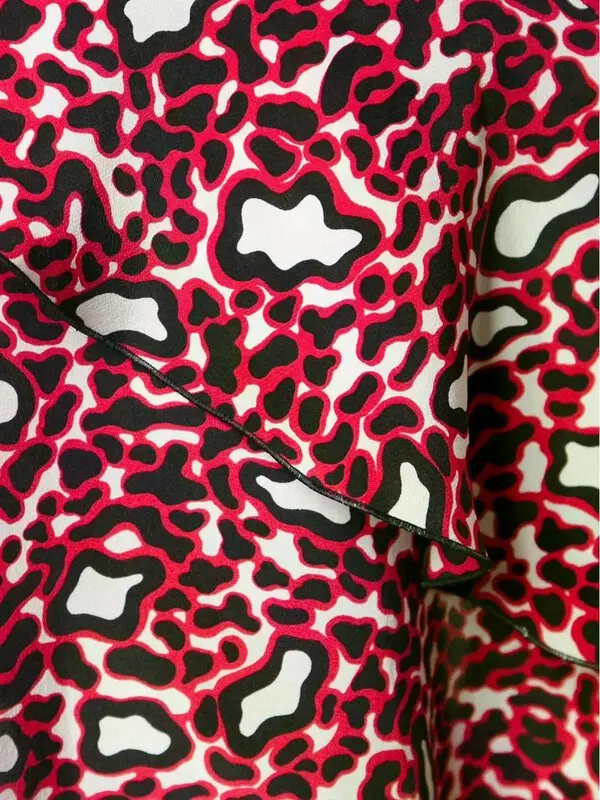 Stella McCartney Leopard-print Silk Mini Skirt