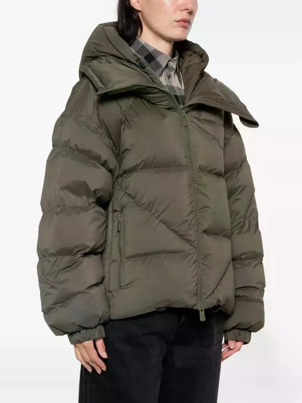 Bacon Zip-fastening Puffer Jacket