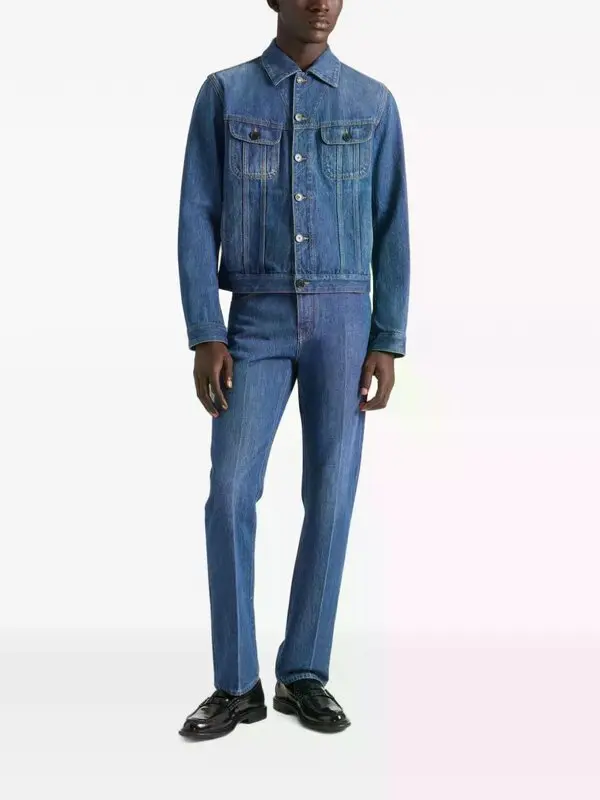 Givenchy Rear Logo Patch Cotton Trousers