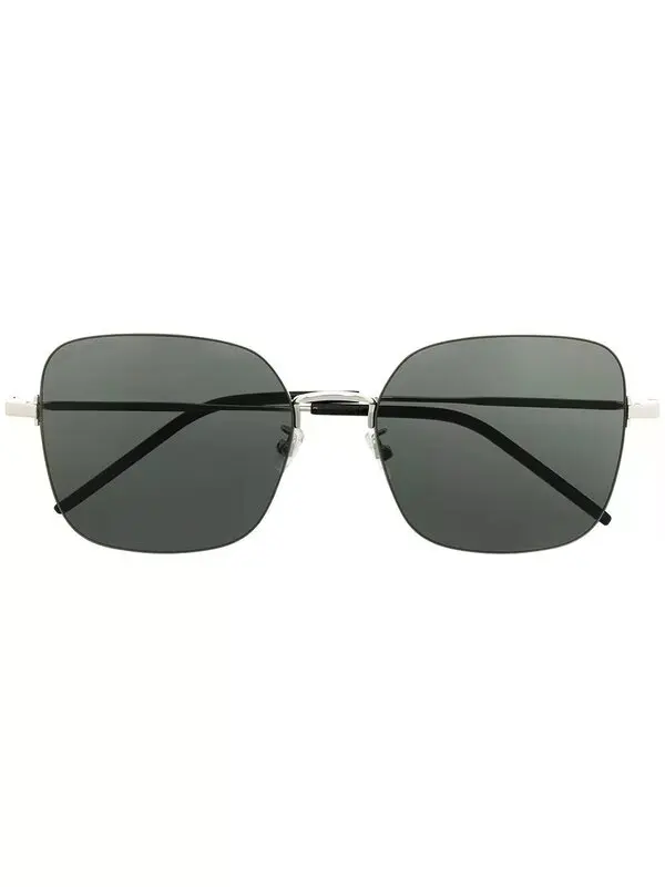 Saint Laurent Sl410 Wire Square-frame Sunglasses