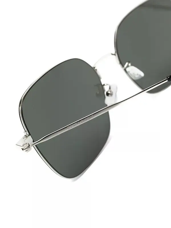 Saint Laurent Sl410 Wire Square-frame Sunglasses