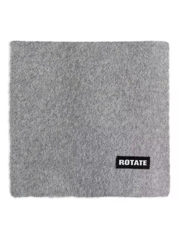 ROTATE BY BIRGER CHRISTENSEN Logo-patch Scarf