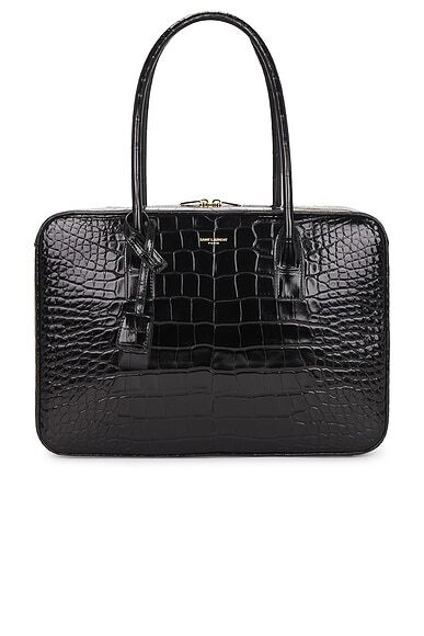 Saint Laurent Slp Bauletto Lizard Bag
