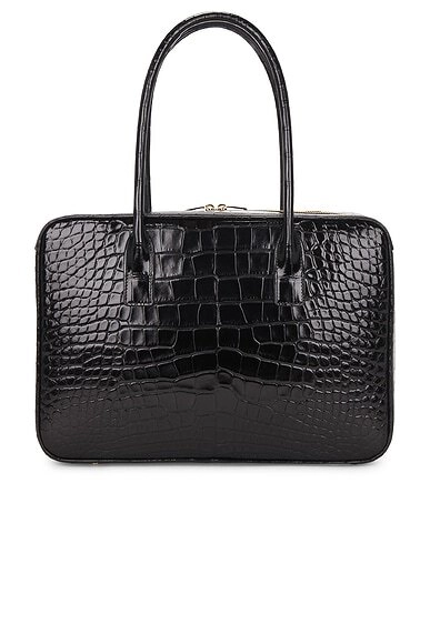 Saint Laurent Slp Bauletto Lizard Bag