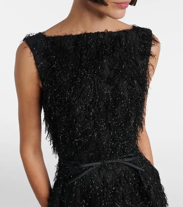 Erdem Lurex® Fil Coupé Midi Dress