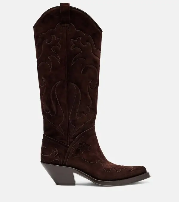 Gabriela Hearst Capitana Leather Cowboy Boots