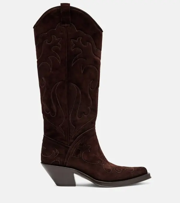 Gabriela Hearst Capitana Leather Cowboy Boots