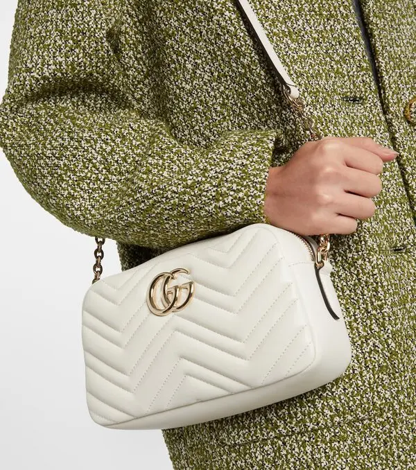 Gucci Gg Marmont Small Leather Crossbody Bag