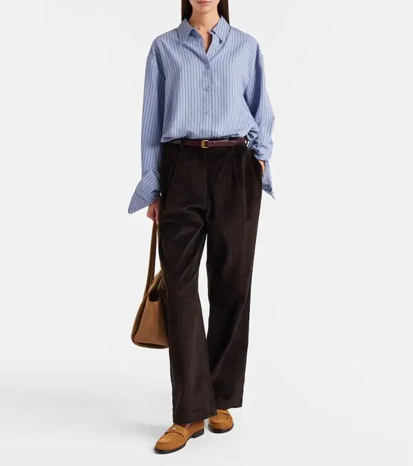 Tory Burch Suede Penny Loafers - Beige