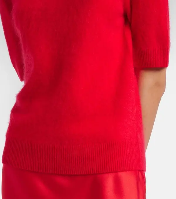Dorothee Schumacher Fluffy Statements Wool And Cashmere Sweater - Red