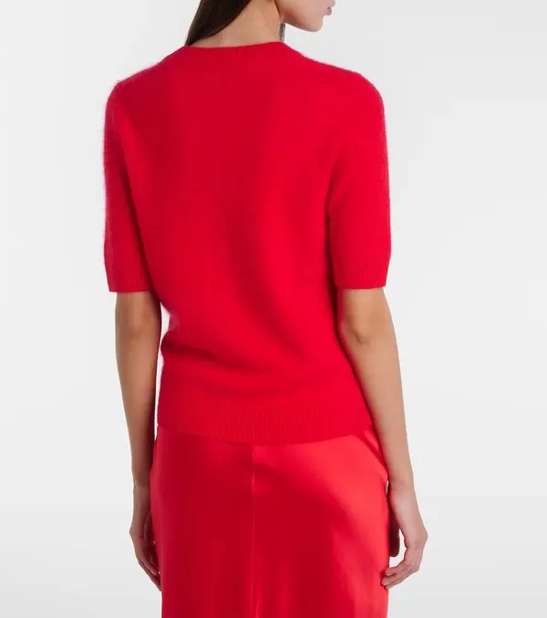 Dorothee Schumacher Fluffy Statements Wool And Cashmere Sweater - Red