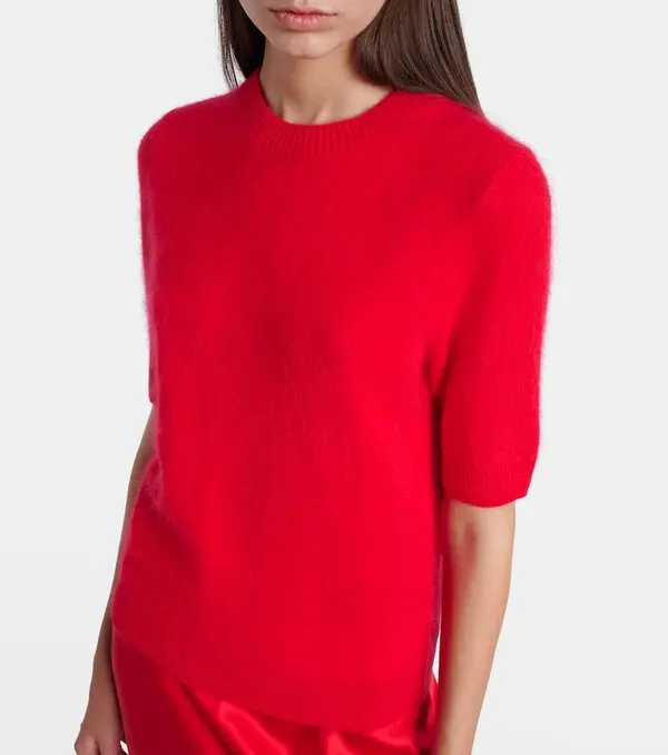 Dorothee Schumacher Fluffy Statements Wool And Cashmere Sweater - Red