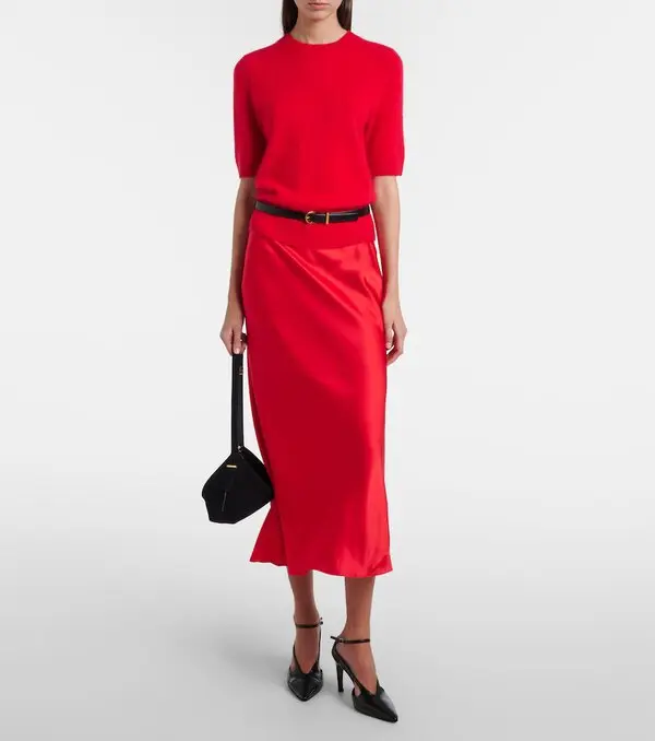 Dorothee Schumacher Fluffy Statements Wool And Cashmere Sweater - Red