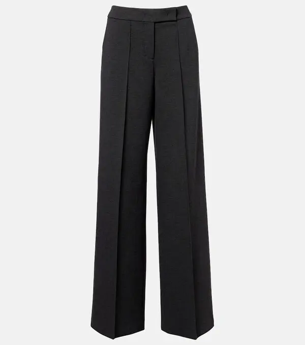 Dorothee Schumacher Wide-leg Jersey Trousers - Grey