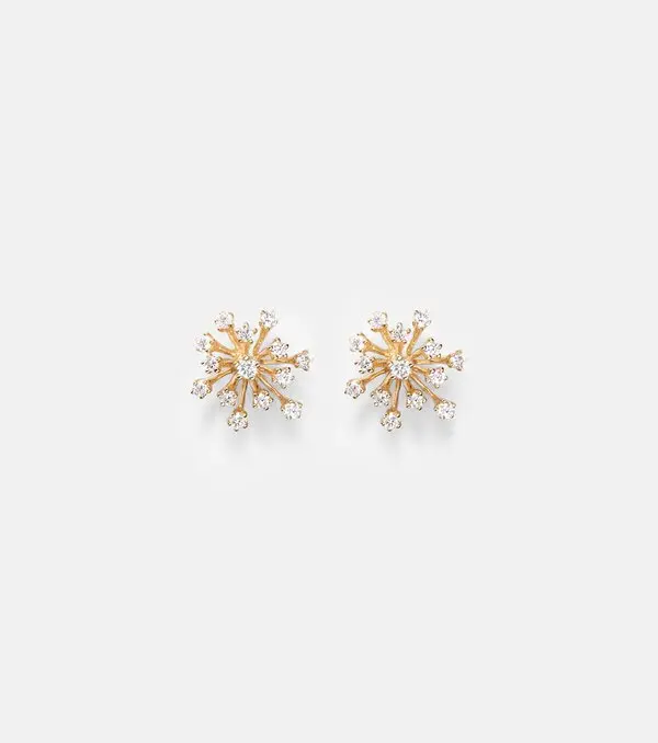 SYDNEY EVAN Burst Small Stud Earrings - Gold