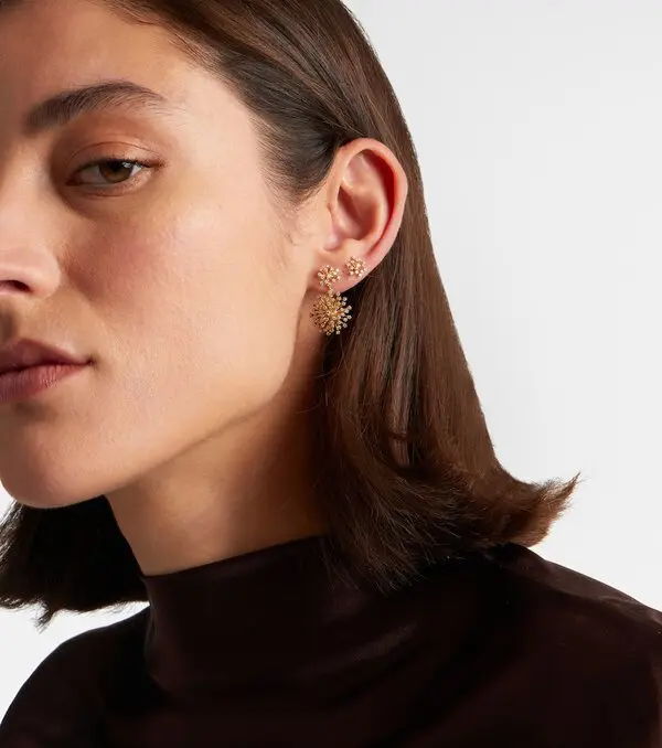 SYDNEY EVAN 14kt Diamond Burst Stud Earrings