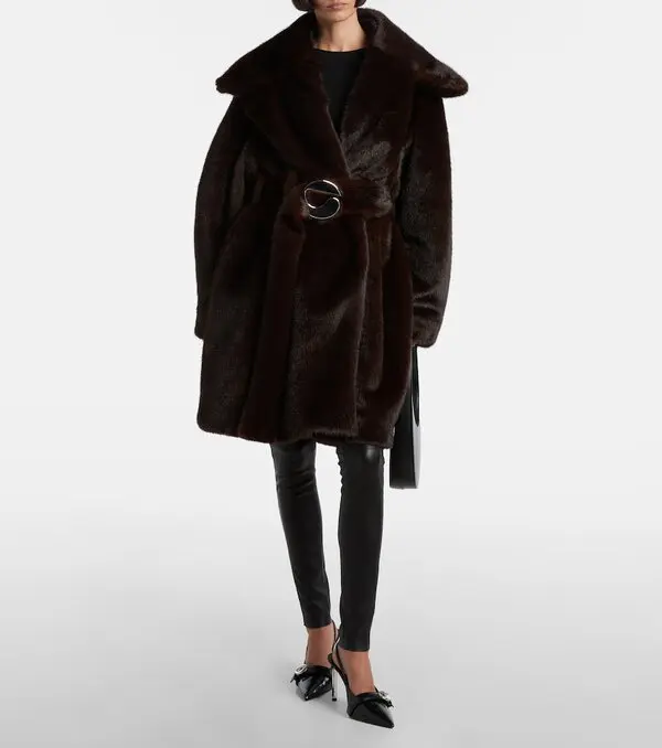 Coperni Logo Belted Coat