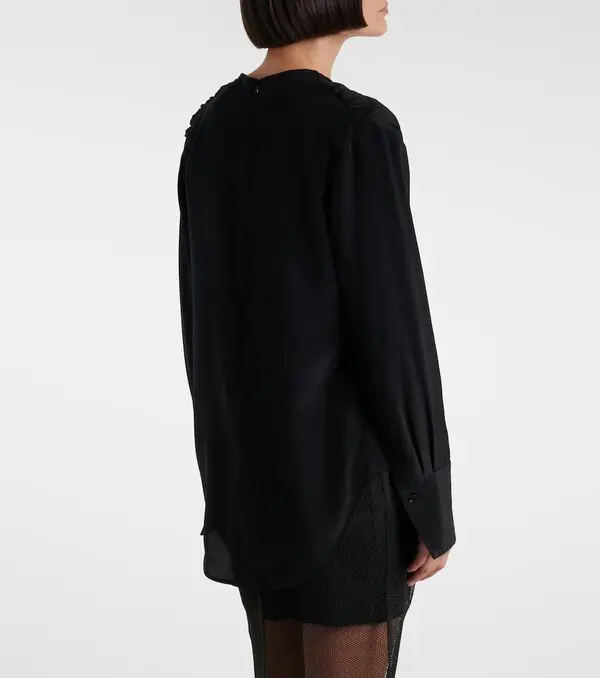 Victoria Beckham Silk Crepe De Chine Blouse
