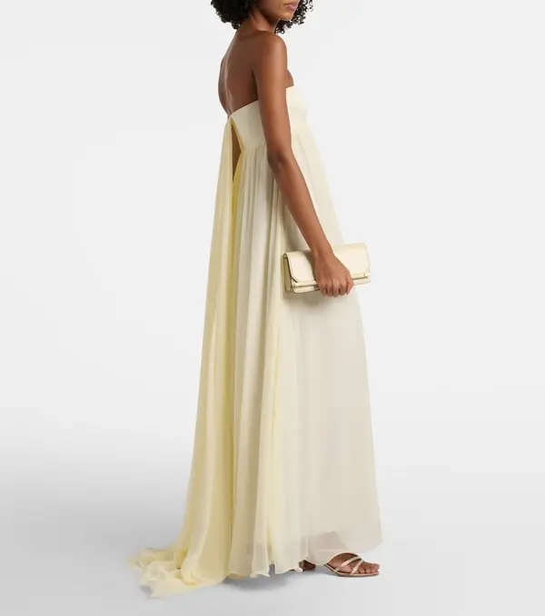 Posse Solene Sash Maxi Dress - Yellow