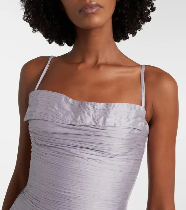 MARMAR HALIM Marisol Applique Taffeta Gown