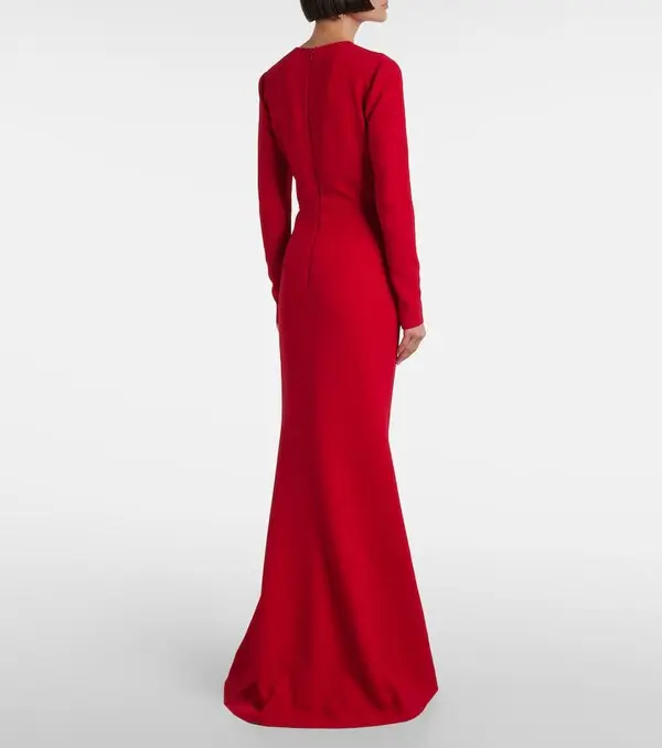 Elie Saab Bow-detail Cady Gown