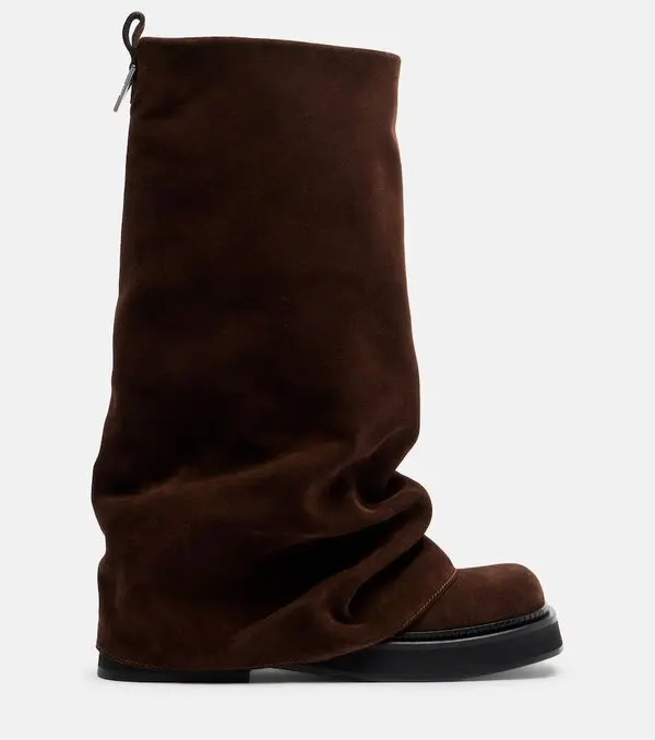 Attico Robin Suede Knee-high Boots