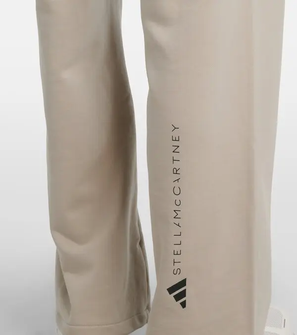 Adidas By Stella McCartney Cotton Jersey Sweatpants