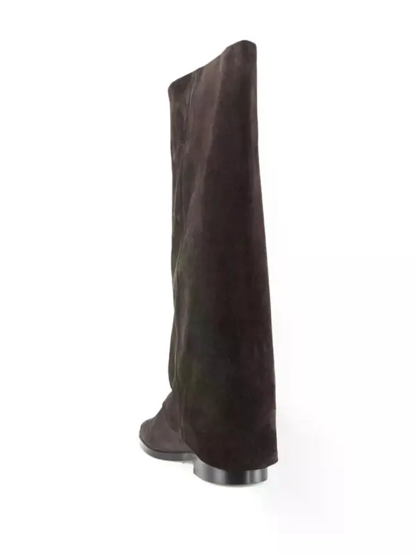 NOTABENE Lupe Suede Square Toe Boots