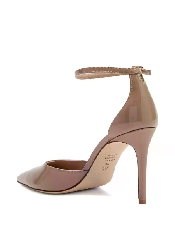 STUART WEITZMAN 85mm Power Strap Heeled Pumps - Neutrals