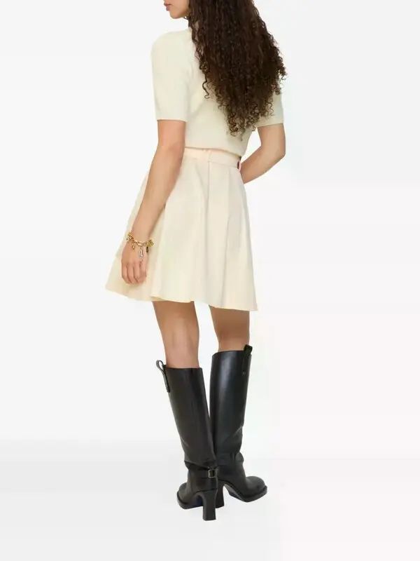Burberry Belted Trench Mini Skirt - Neutrals