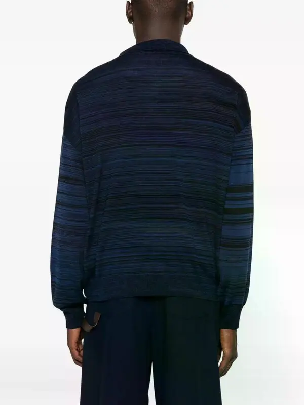 Loewe Striped Logo Polo Sweater