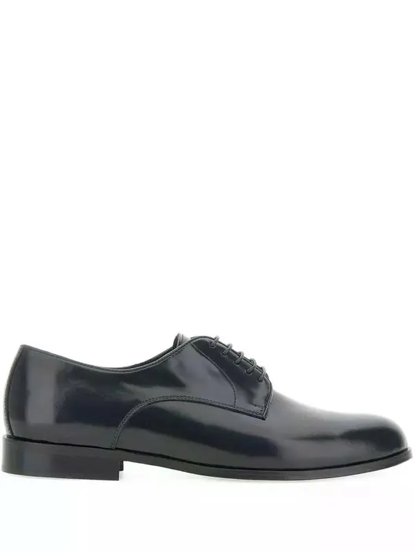 DUCA DEGLI ABRUZZI Leather Lace-up Derby Shoes - Blue
