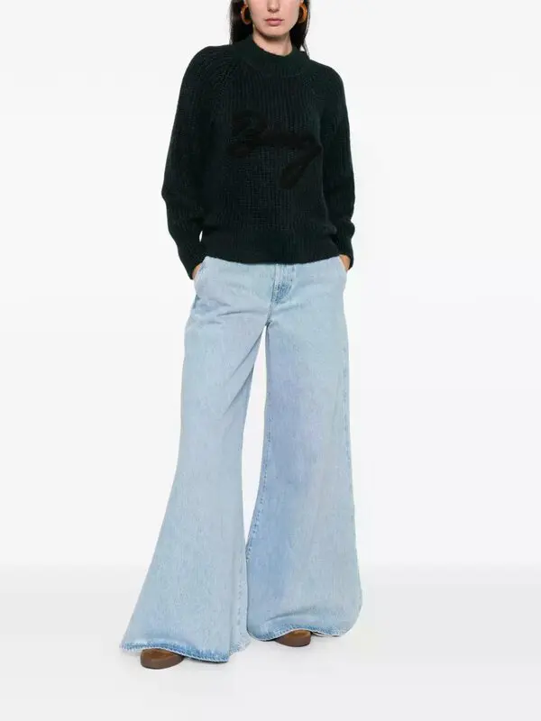 7 For All Mankind Willow Split-detail Jeans