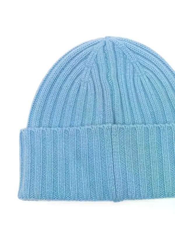 MC2 SAINT BARTH Wengen Cashmere Beanie - Blue
