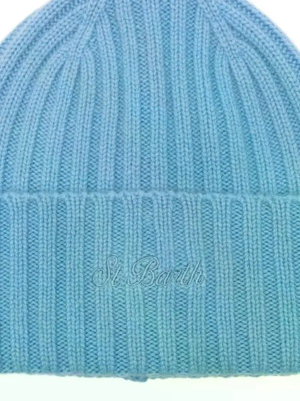 MC2 SAINT BARTH Wengen Cashmere Beanie - Blue