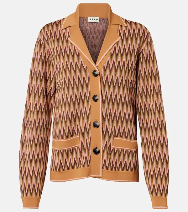 Rixo Quinley Jacquard Cardigan
