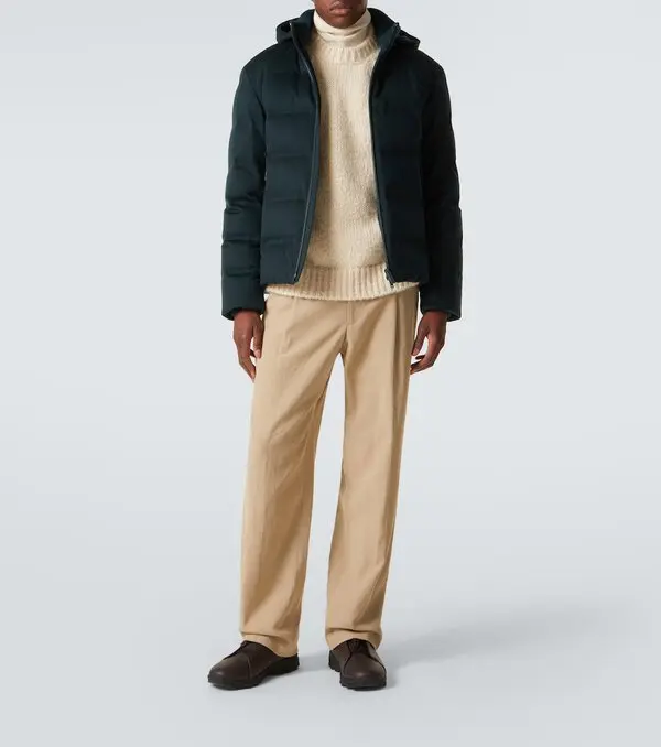 Zegna Technical Cashmere Down Jacket