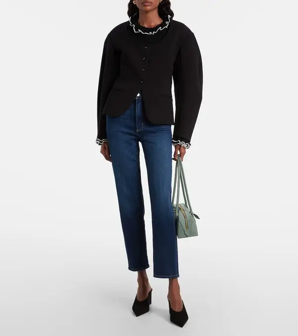 Citizens Of Humanity Caia Cropped Straight Leg Jeans