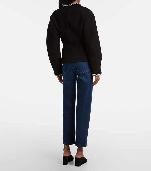 Citizens Of Humanity Caia Cropped Straight Leg Jeans