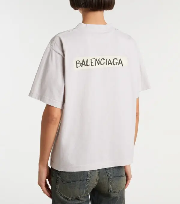 Balenciaga Logo Cotton T-shirt