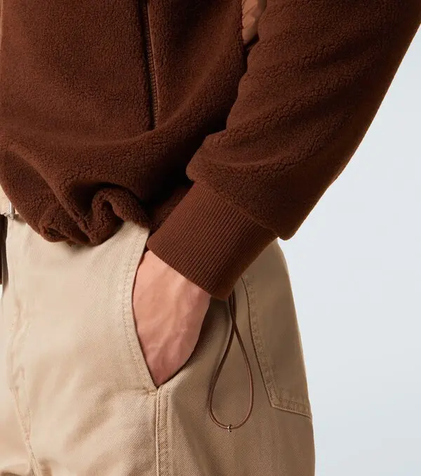 Moncler Down-paneled Teddy Cardigan