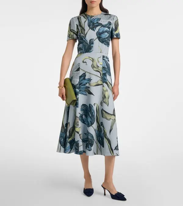 Erdem Floral Midi Dress